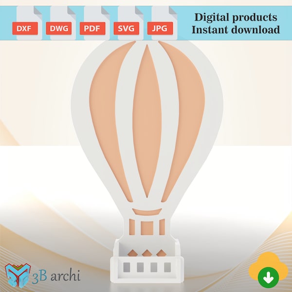 3d Hot Air Balloons - Etsy