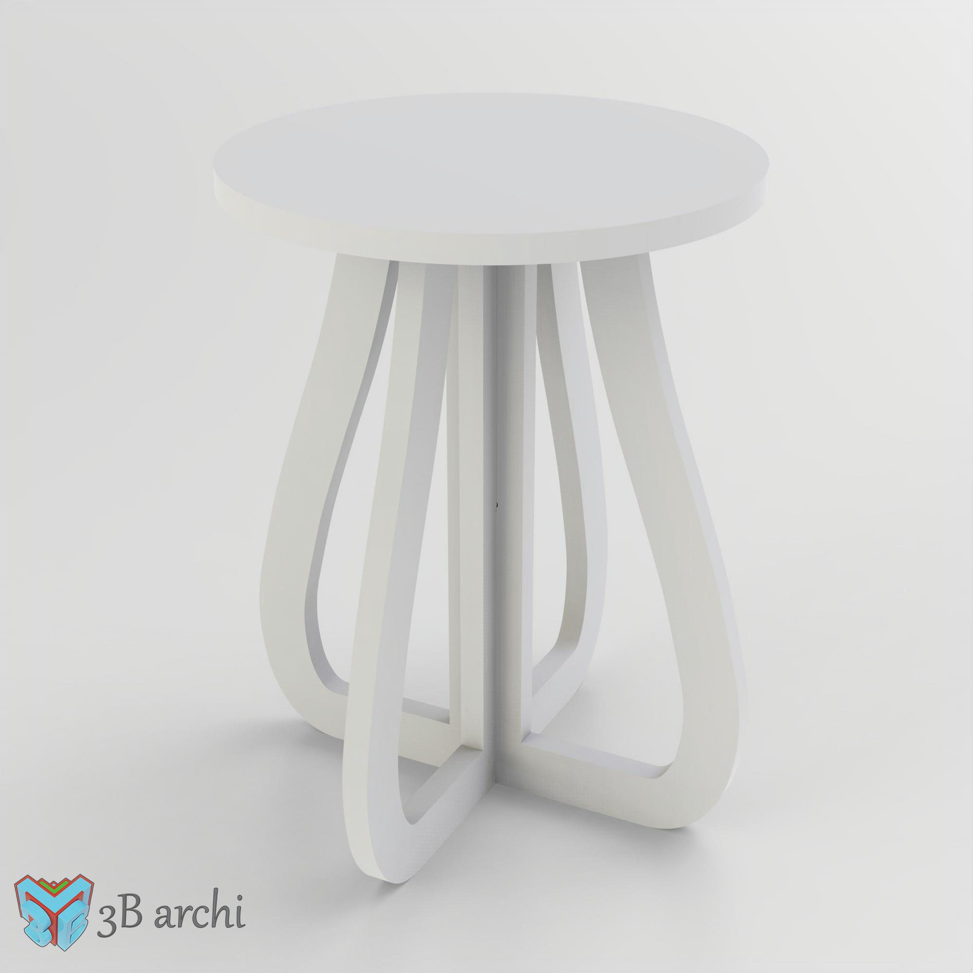 CNC Stool Plans Plant Stand CNC Router Cut Files Side - Etsy