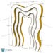 3layer Wavy Arch Prop Template, 3D Wavy Backdrop, Wavy Wall Prop ...