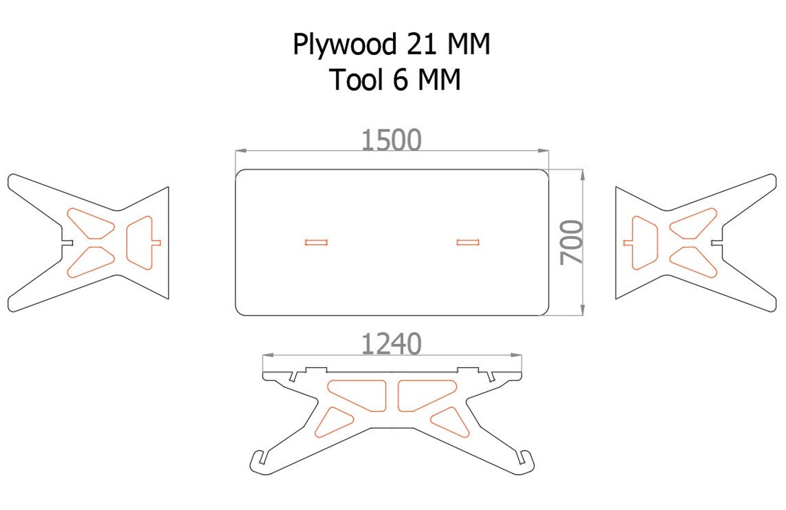 Study Table Plan Home Office Desk Minimalist Design - Etsy