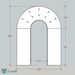 5 Layers 3D Arch Backdrop, for Weddings, Arch Backdrop Plans, CNC ...