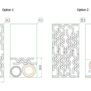 Parametric Cocktail Table CNC Coffee Table Bar Height Pub - Etsy