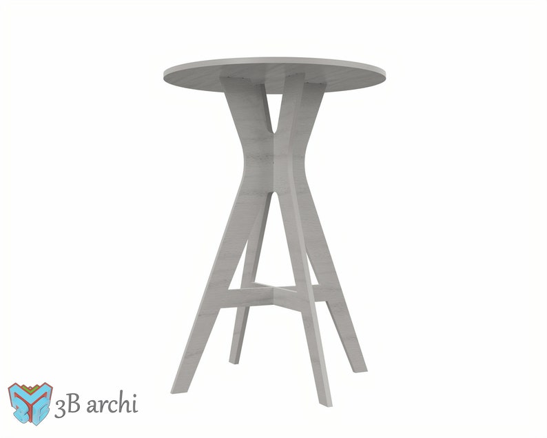 Round Cocktail Table Bar Height Pub Table Coffee Table - Etsy