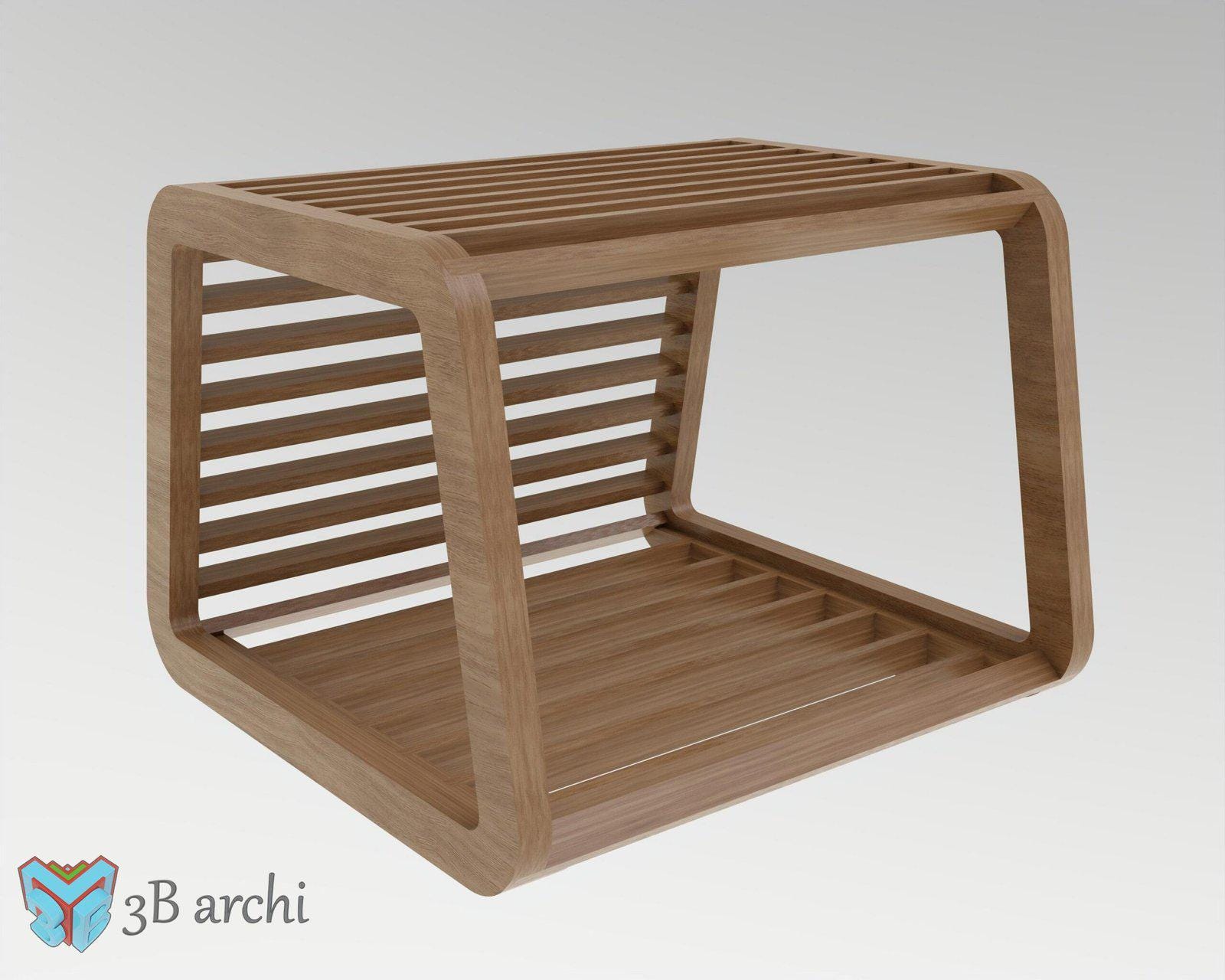 Modern Plywood Pet House: CNC DXF File (digital Download) - Etsy