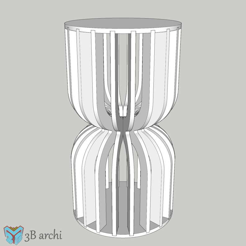 Round Cocktail Table, Parametric Coffee Table, Bar Height Pub Table ...