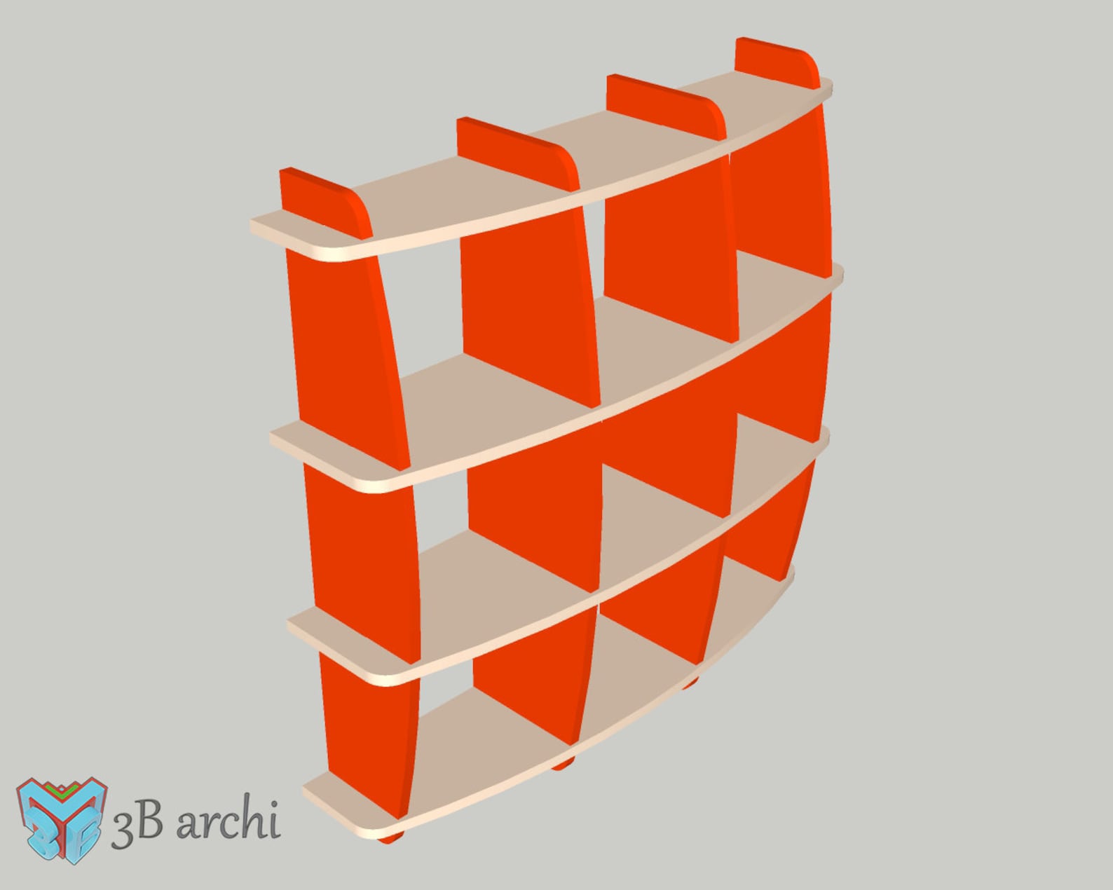 Parametric Wall Shelf, Bookshelf Plans, Wall Mount Bookshelf, Modern ...