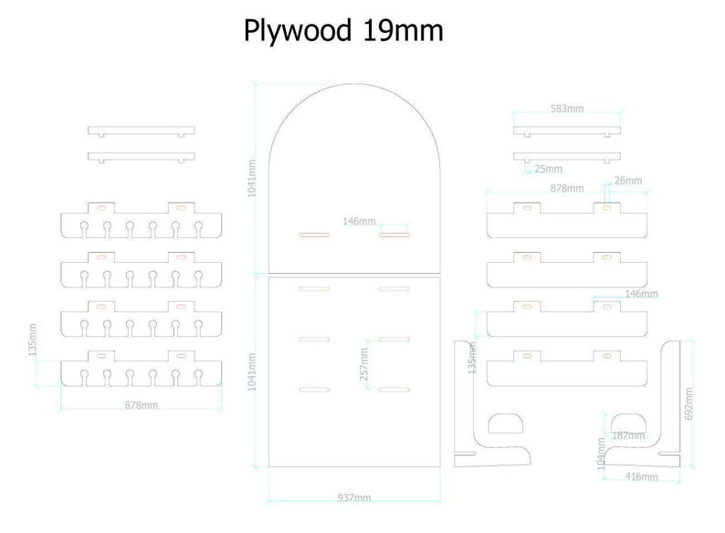 Foldable Treat Wall DXF Template: Customizable Event Decor Plans - Etsy