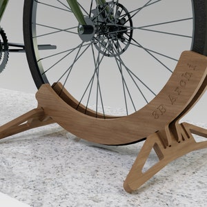 CNC Bike Stand Plan: Plywood Bike Rack, DXF Pattern (digital Download ...