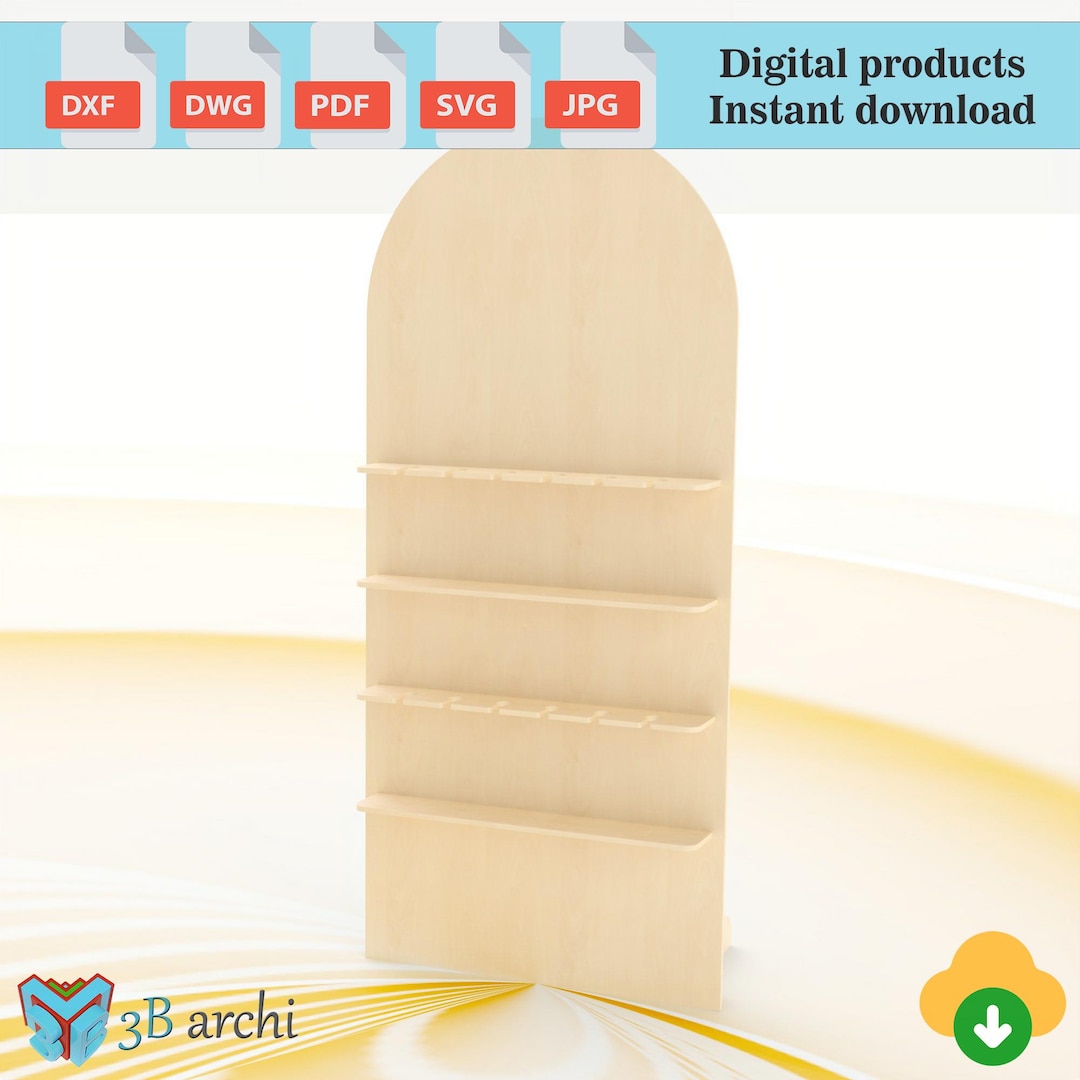 Foldable Treat Wall DXF Template: Customizable Event Decor Plans - Etsy