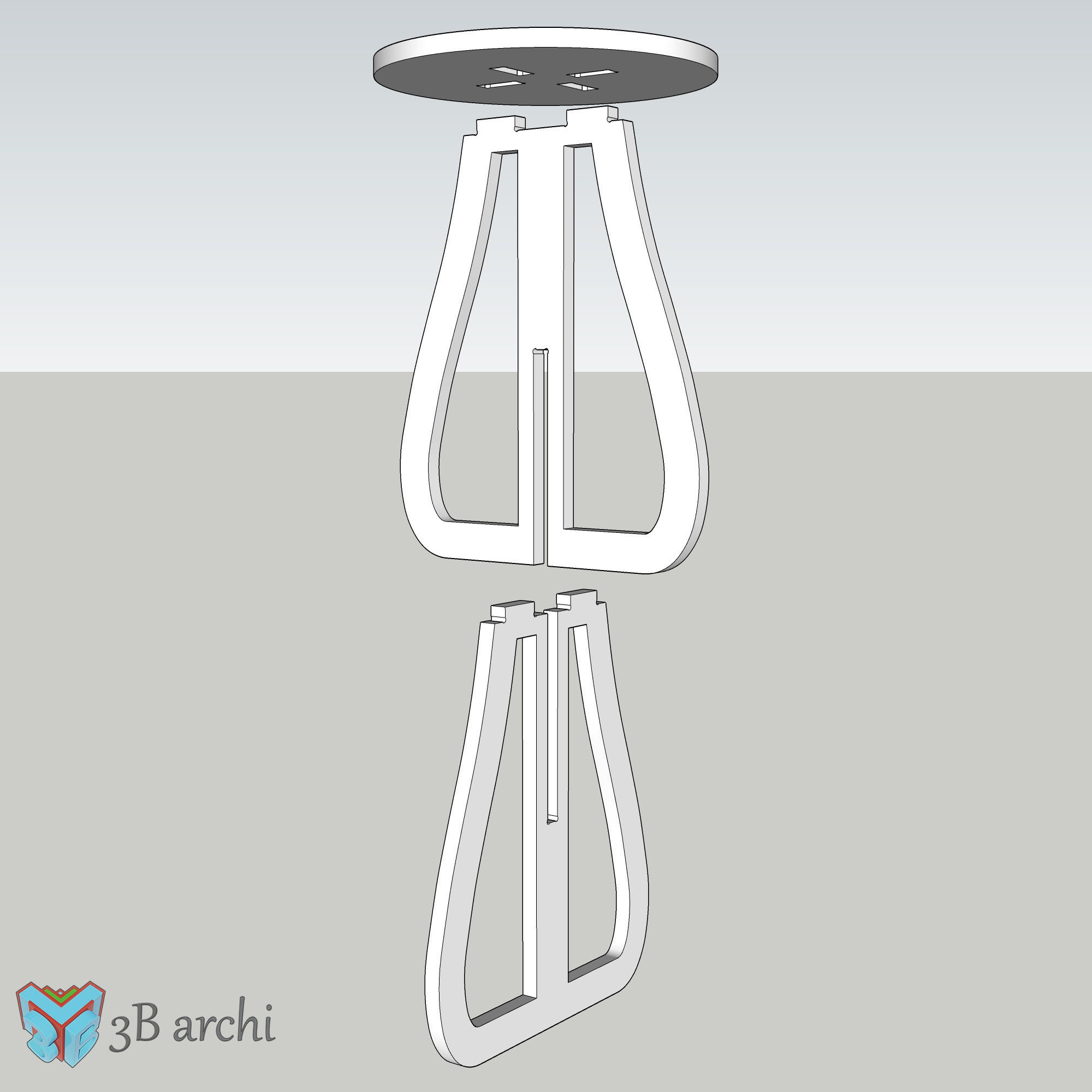 CNC Stool Plans Plant Stand CNC Router Cut Files Side - Etsy Australia