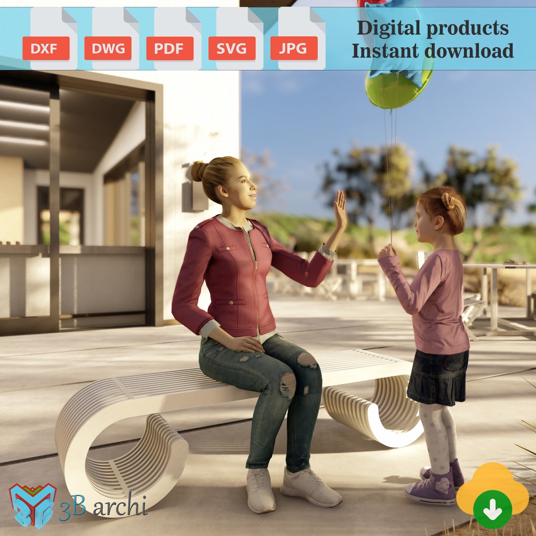 Modern Parametric Bench, Parametric Bench Plan, Parametric Bench Design ...