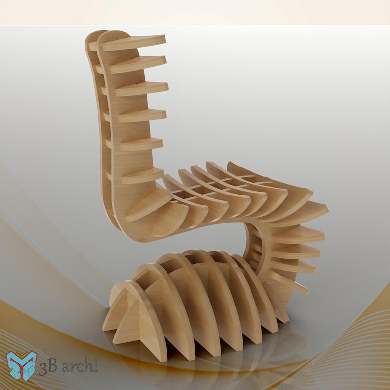 Chaise paramétrique conception de chaise moderne plan de - Etsy France