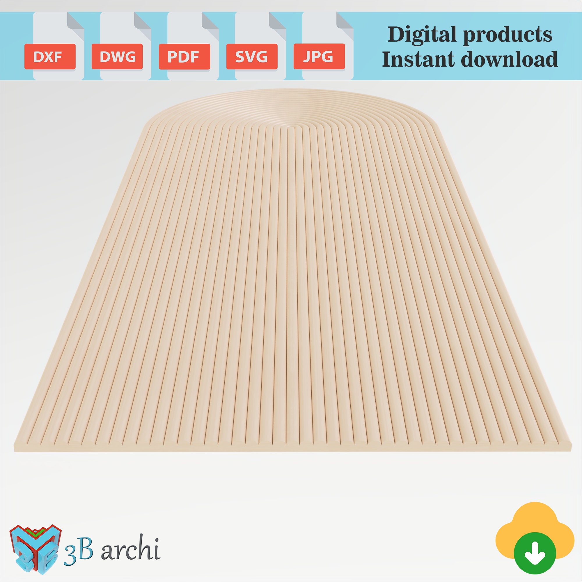 Ripple Backdrop CNC Files: Fluted Panel Design (digital Download) - Etsy