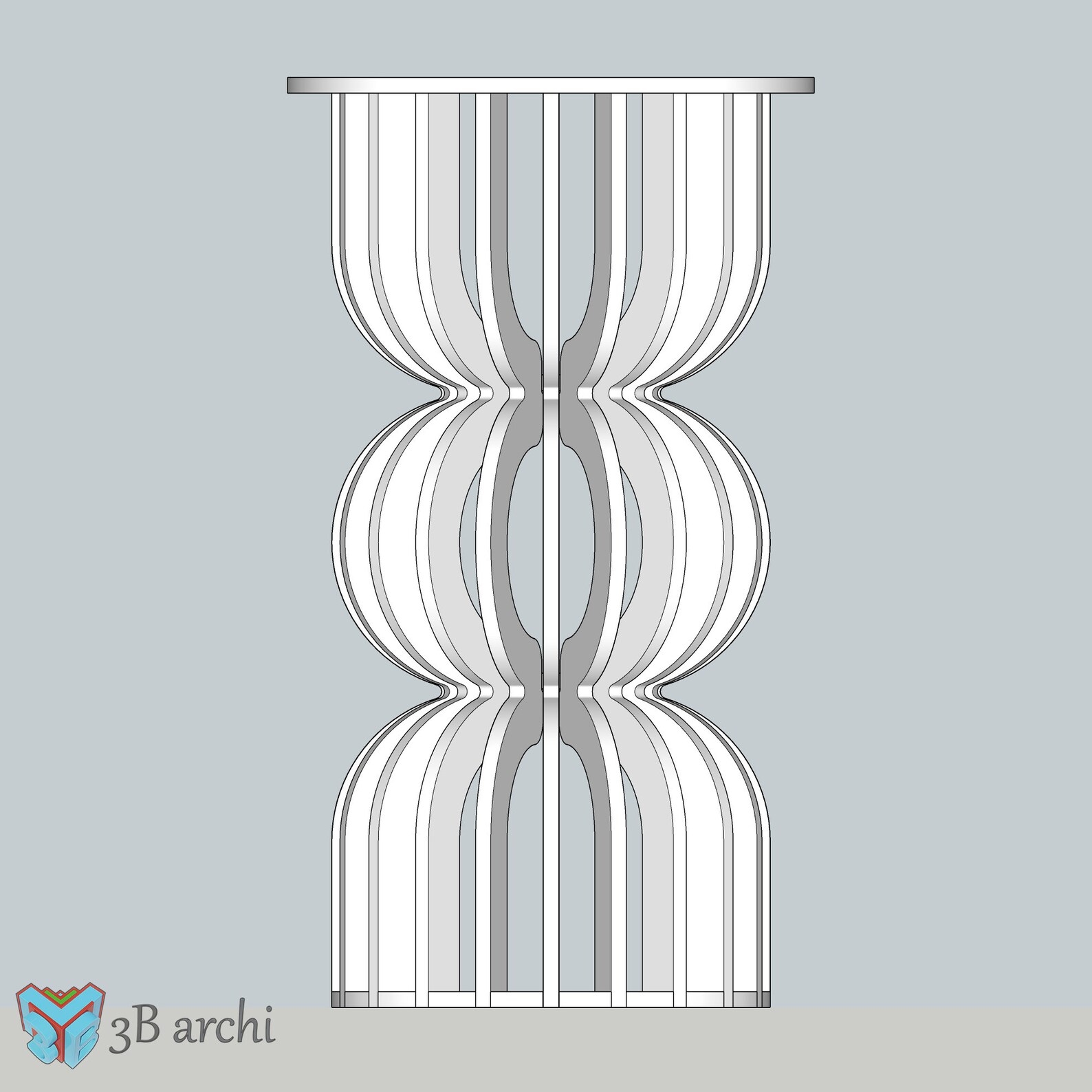 Parametric Cocktail Table CNC Coffee Table Bar Height Pub - Etsy