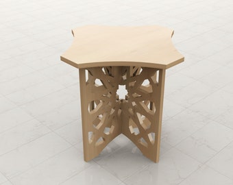 Elegant Modern Laser Cut Cylinder Coffee Table Digital - Etsy