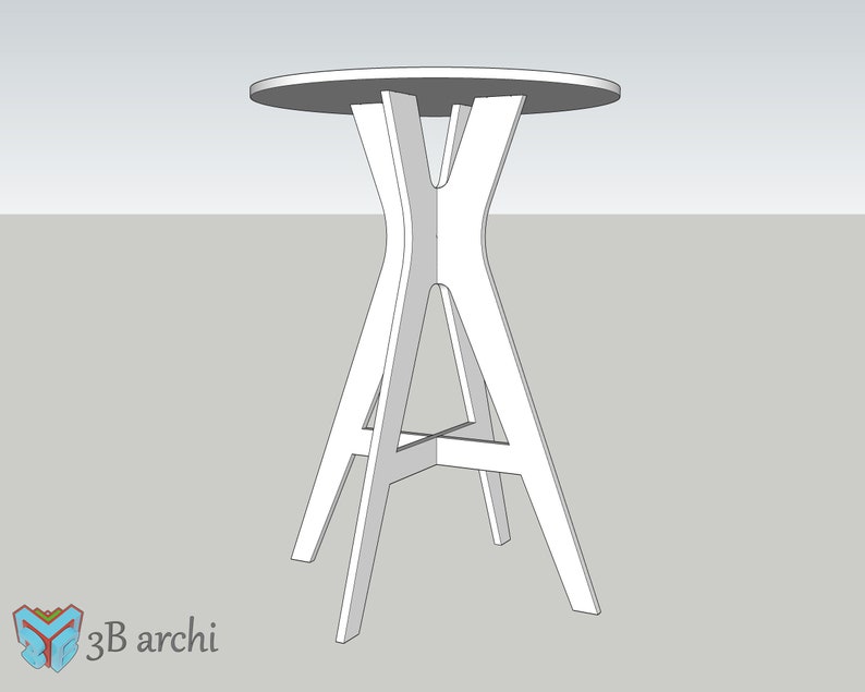 CNC Cocktail Table Plan (dxf, Dwg, Pdf, Svg, Jpg) Digital Download - Etsy