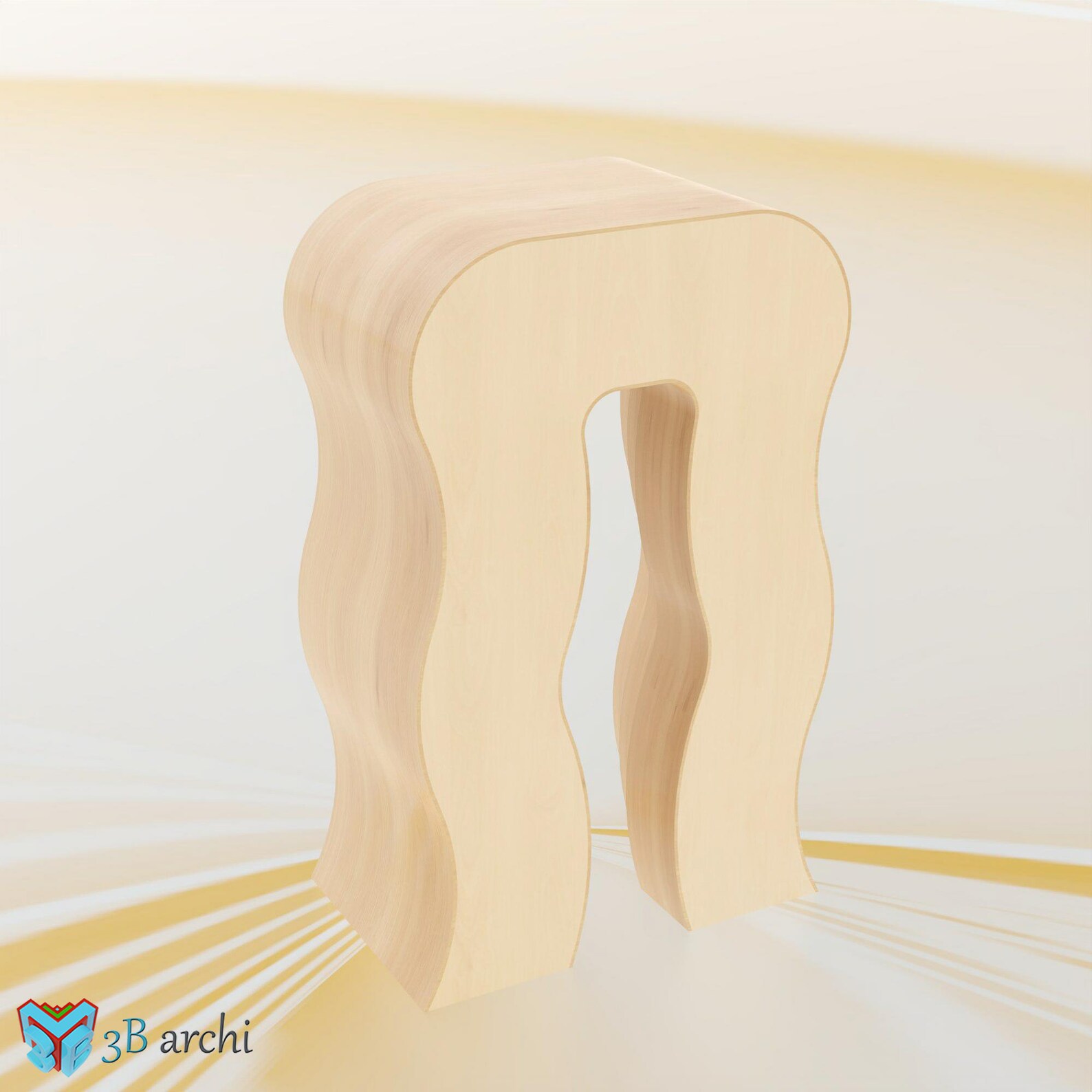 Wavy Pedestal Table CNC Files: Parametric Design (digital Download) - Etsy