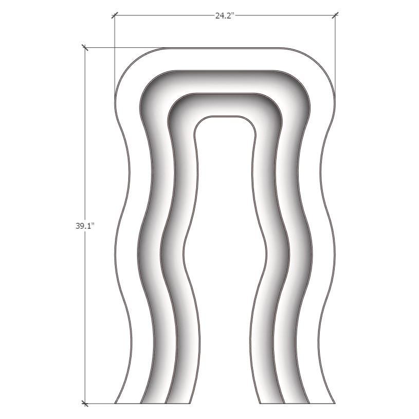 Wavy Pedestal Table CNC Files: Parametric Design (digital Download) - Etsy