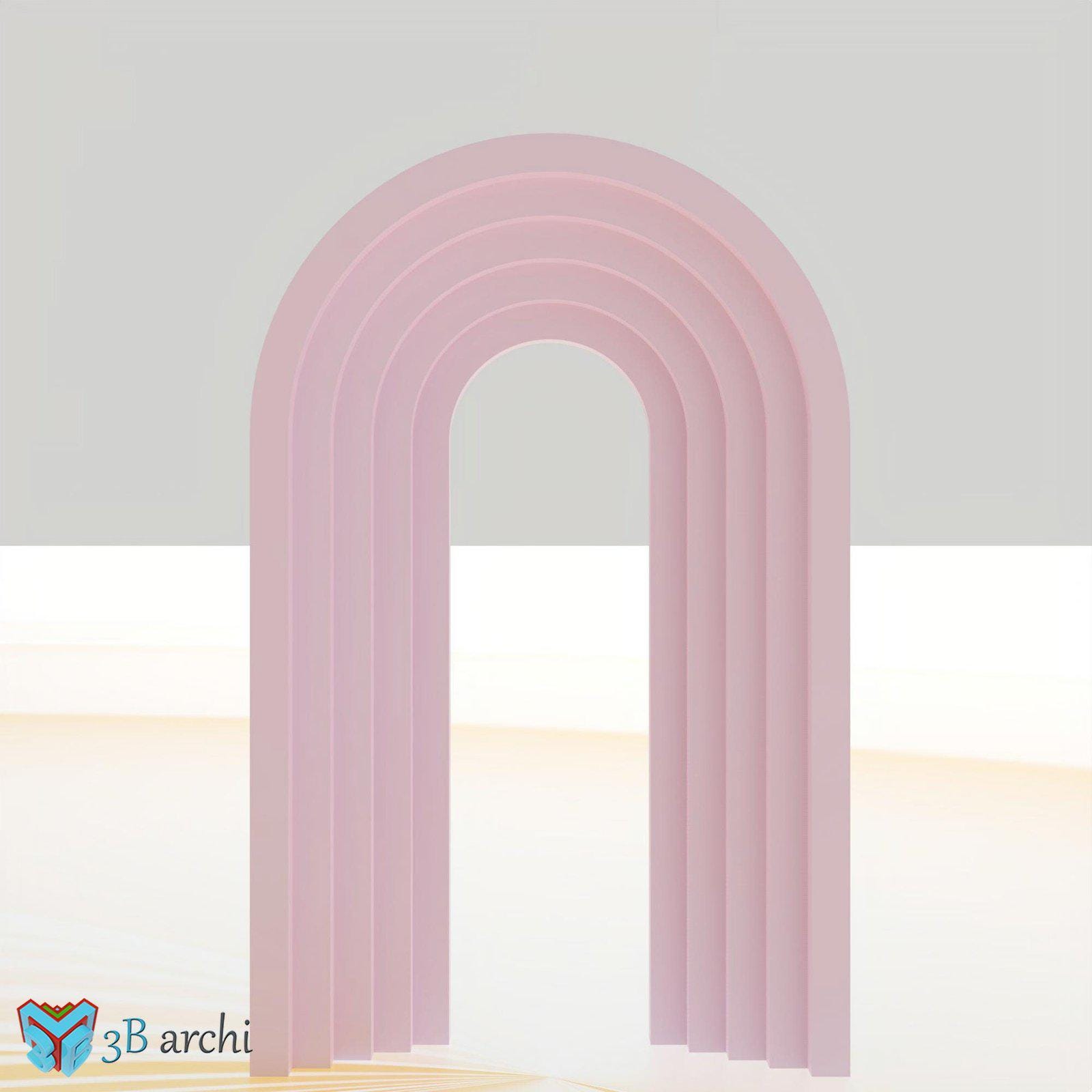 3D Rainbow Arch CNC Files: 5-layer Wedding Backdrop (digital Download for Parties) - Etsy
