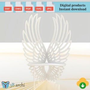 Angel Wings Chair CNC Design: Vector Furniture Plans (digital Plans) - Etsy