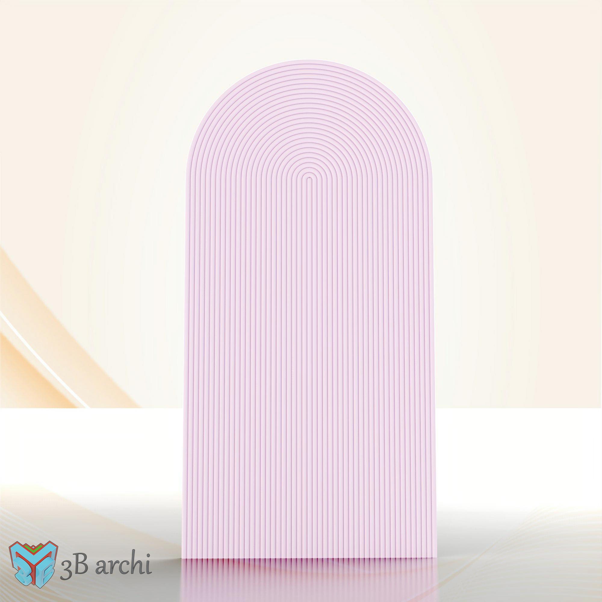 Ripple Arch Backdrop CNC Files: Fluted Panel Set (digital Download) - Etsy