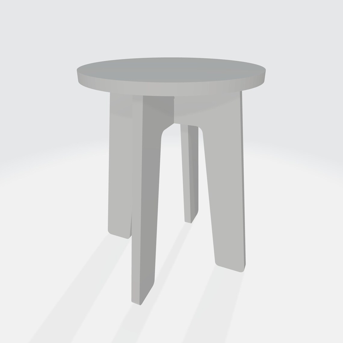 Plywood Table CNC Stool Plans CNC Router Cut Files MDF - Etsy