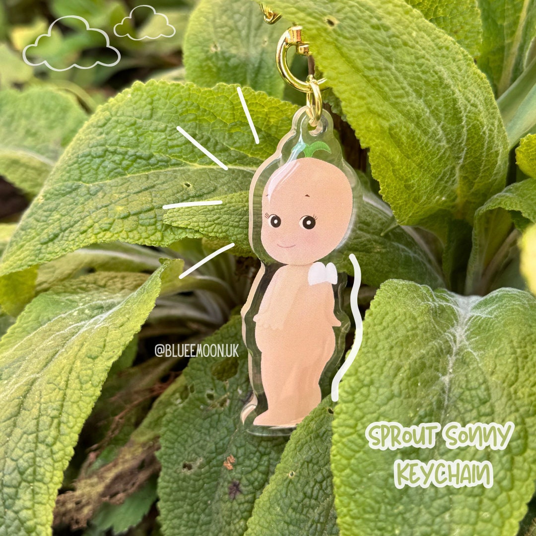 Sprout Angel Keychain - Etsy