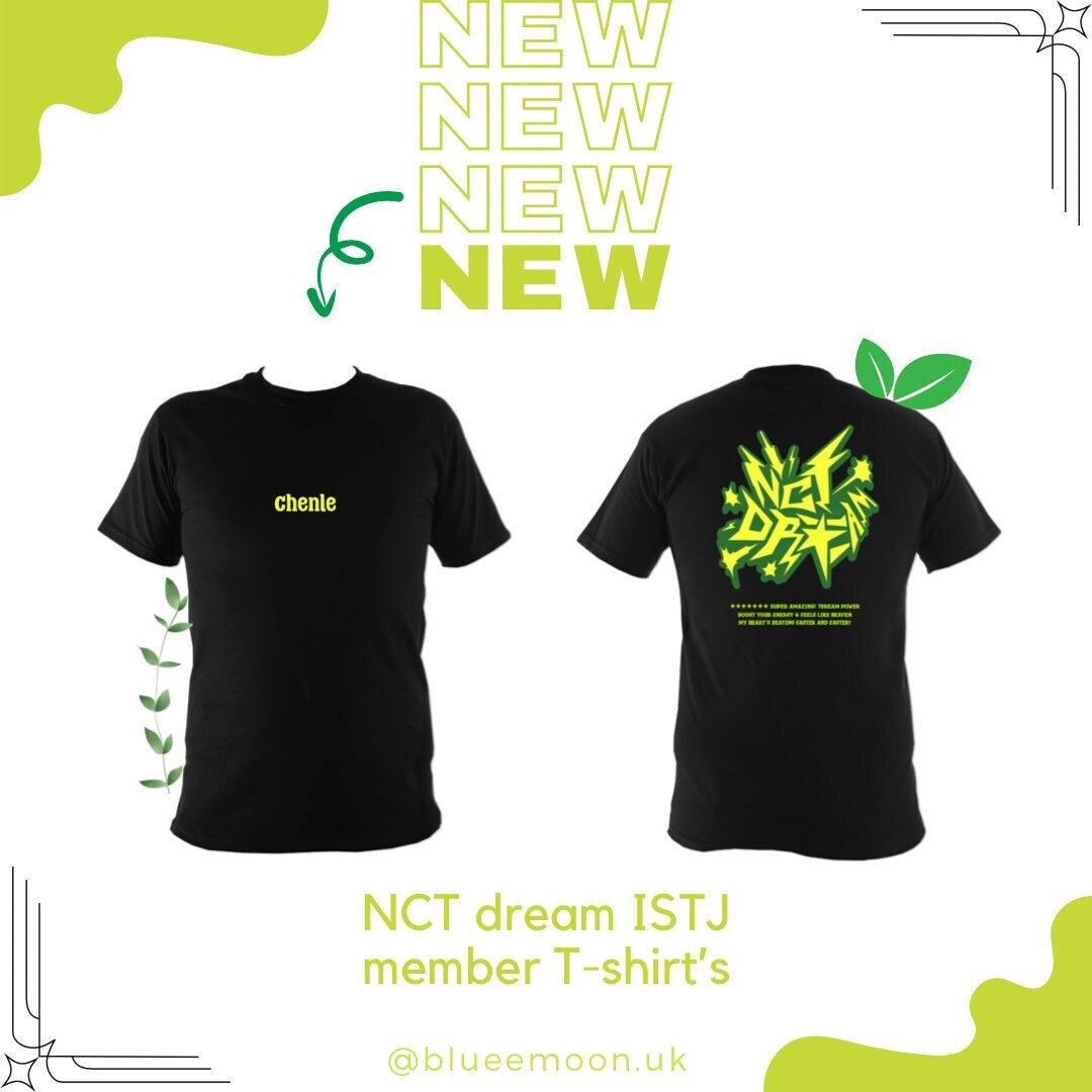 NCT Dream ISTJ Member T-shirts - Etsy UK
