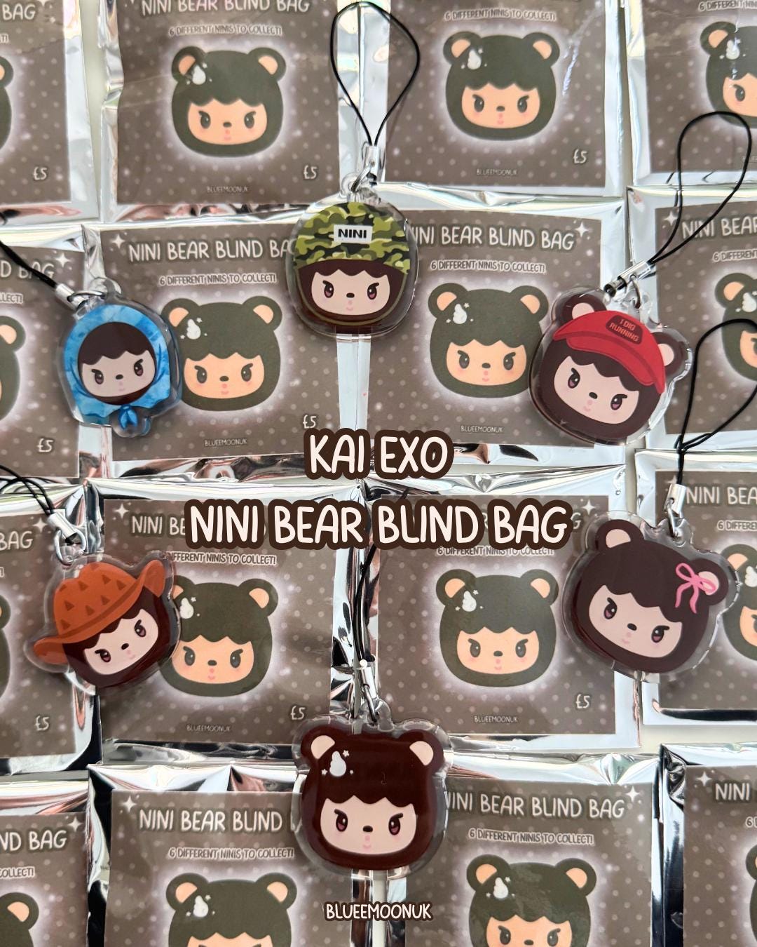 Kai EXO Nini Bear Blind Bag - Etsy