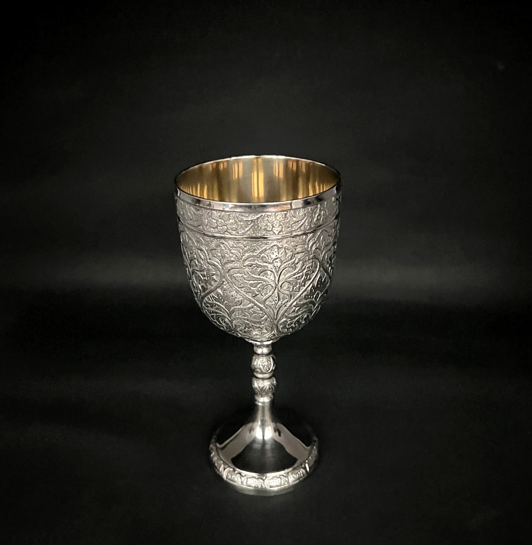 Handmade Brass Chalice for Communion Cup Medieval Inspired Drinking ...