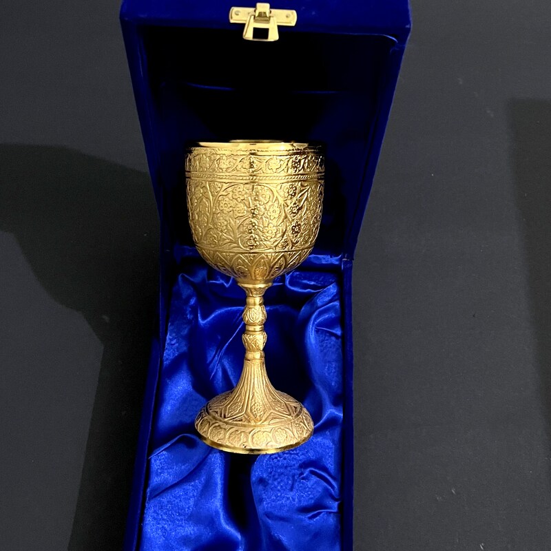 Antique Religious Goblet - Etsy UK