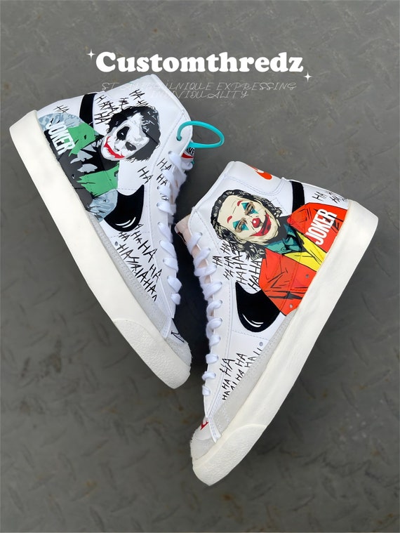 Custom AF1 Graffiti Jokercustom Sneakerscustom Air Force - Etsy UK