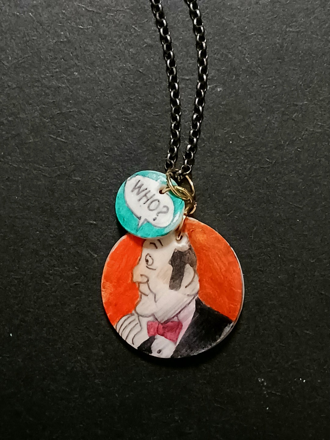 Handmade Polymer Cartoon Necklace - Etsy