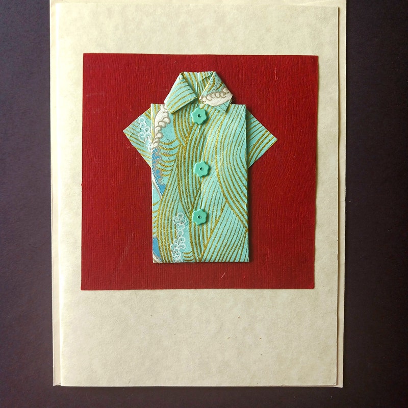 Origami Handmade Shirt - Etsy