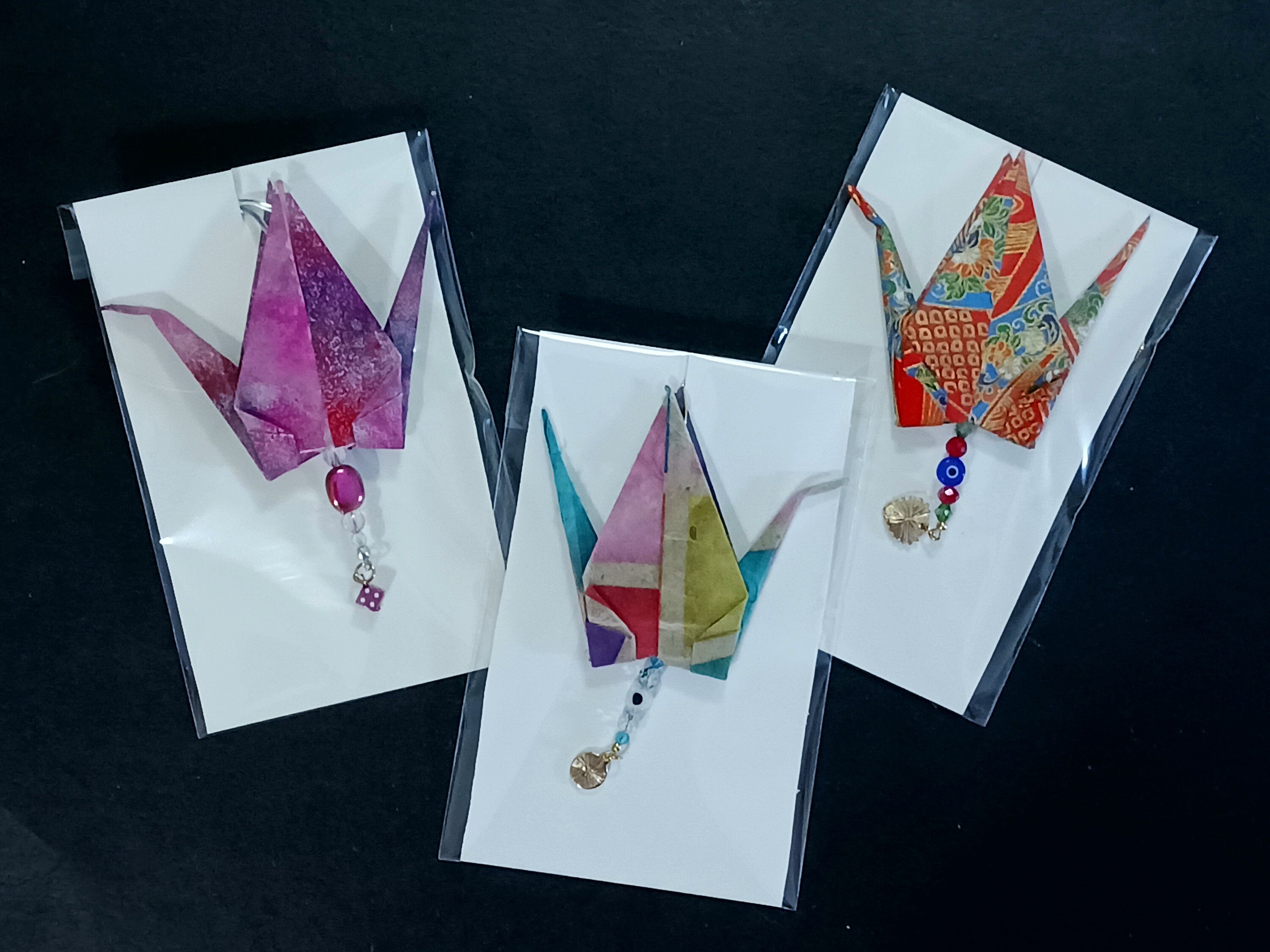 Set of 3 Origami Crane Ornaments - Etsy