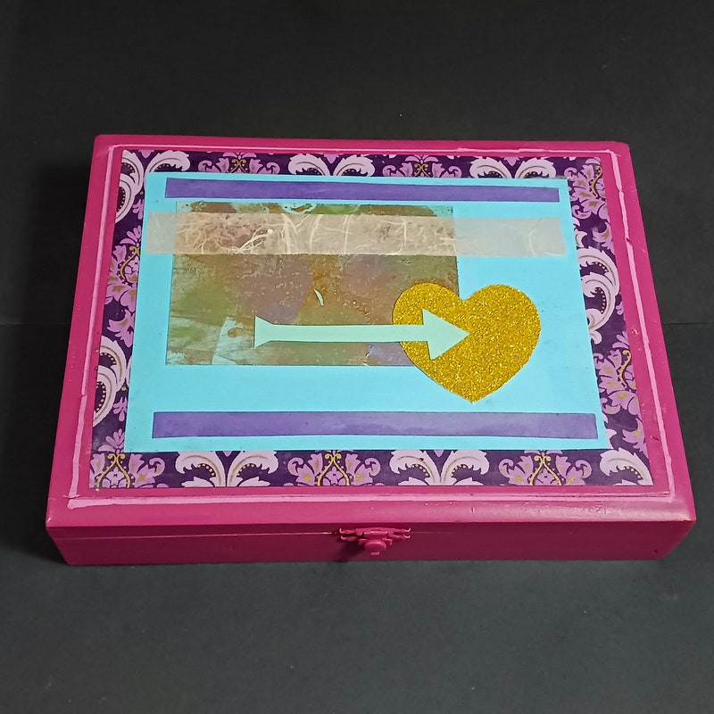 Decorated Cigar Box - Etsy
