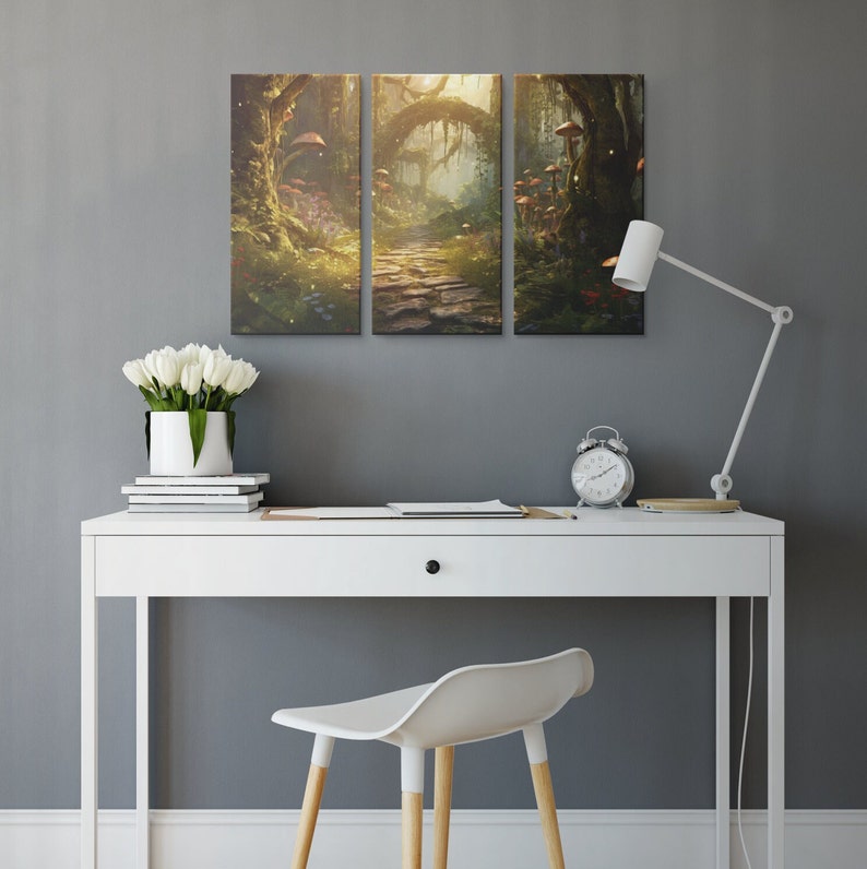Dark Cottagecore 3 Piece Canvas Wall Art Set, Indie Room Decor ...