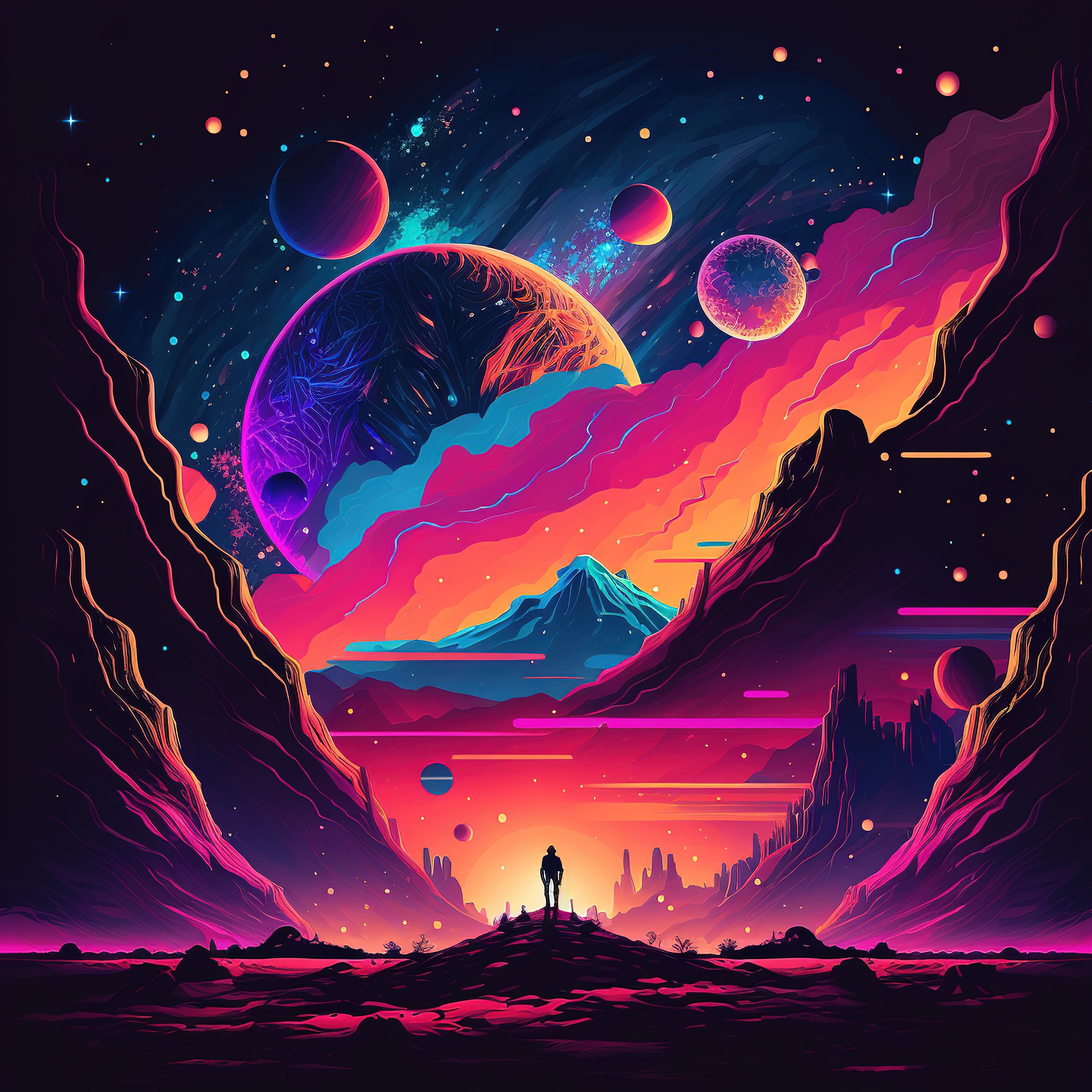 Psychedelic Space Art