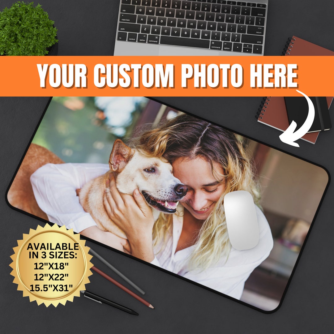 Custom Picture XL Mousepad, Personalized Photo Mouse Pad, Custom Logo ...