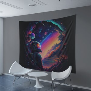 Psychedelic Tapestry, Bedroom Wall Decor, Wall Hanging Trippy Tapestry ...