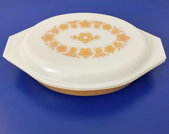 Pyrex Oven Dish From the 70's Golden Butterfly - Etsy