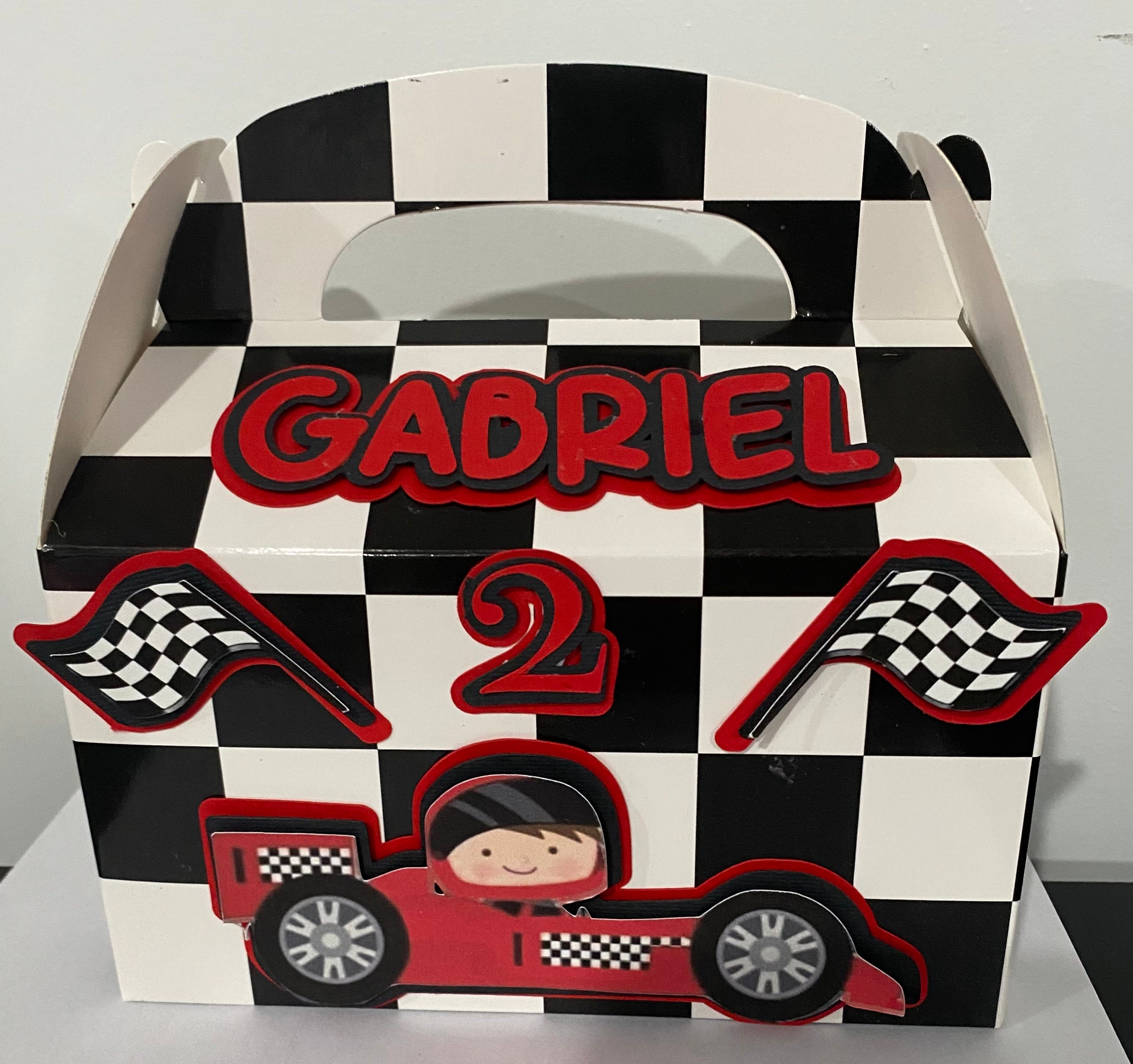 Race Car Gable Box - Etsy
