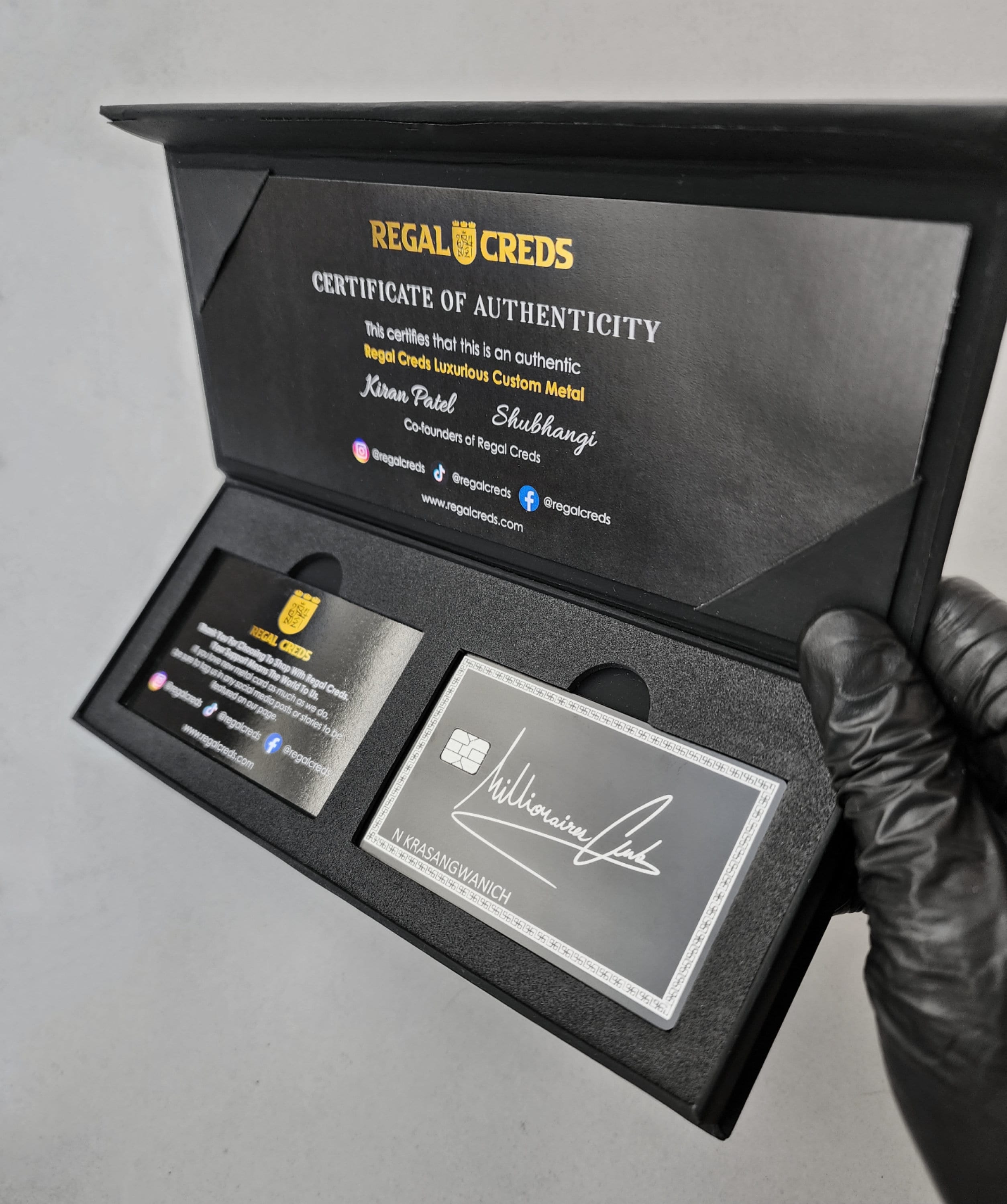 Personalisierte Millionaire's Club Metal Kreditkarte. - Etsy Schweiz