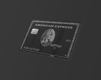 Amex Black Card Metal - Etsy