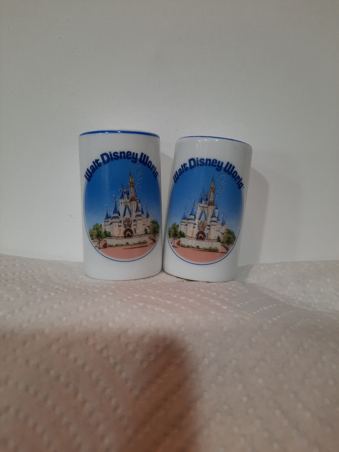Vintage Castle Salt and Pepper Shakers Walt Disney World Magic Kingdom ...