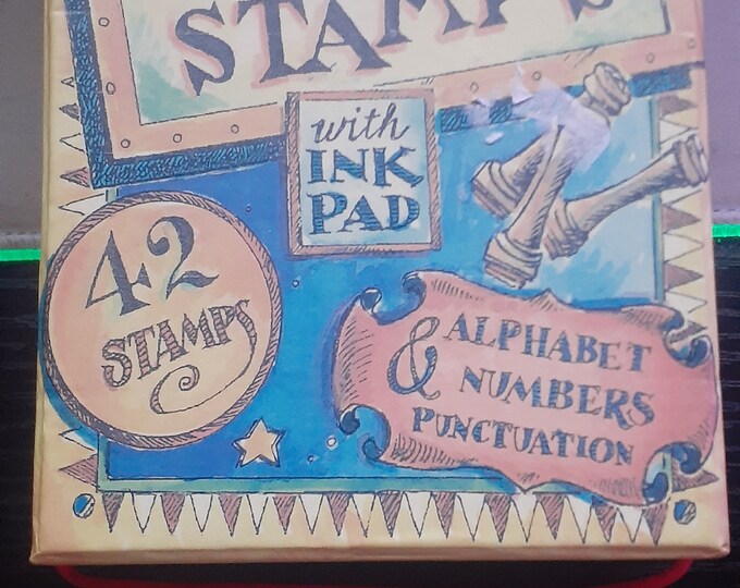 Ab Seas Alphabet Stamp Set - Etsy