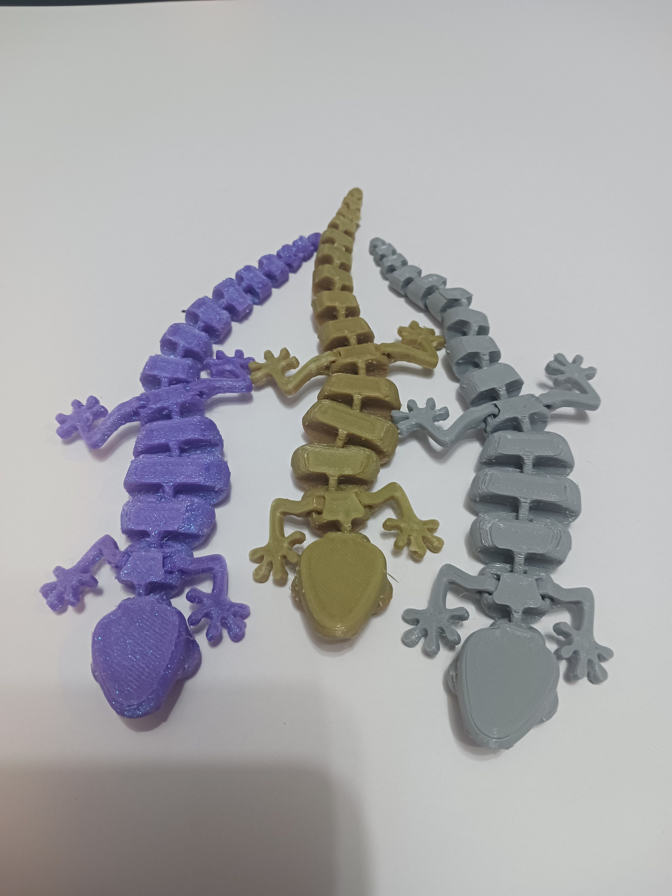 Articulated Lizard Fidget Toy - 3D Printed - Etsy