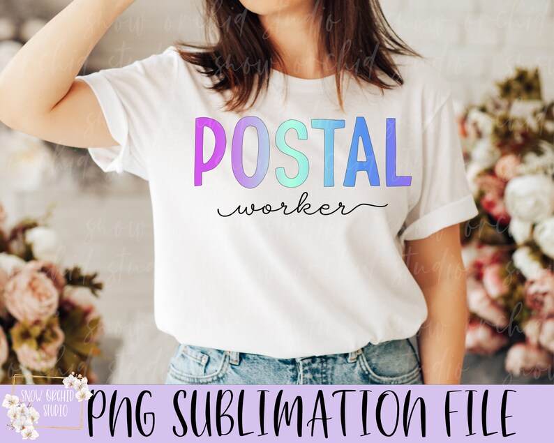 Postal Worker Sublimation PNG Postal Worker Shirt Sublimation - Etsy