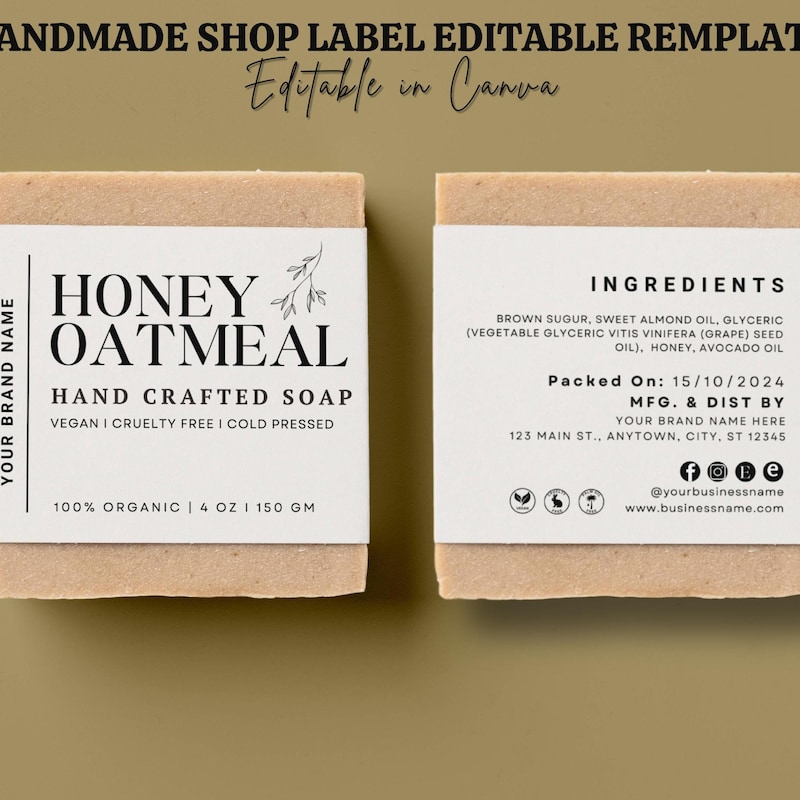 Small Soap Design Packaging - Etsy