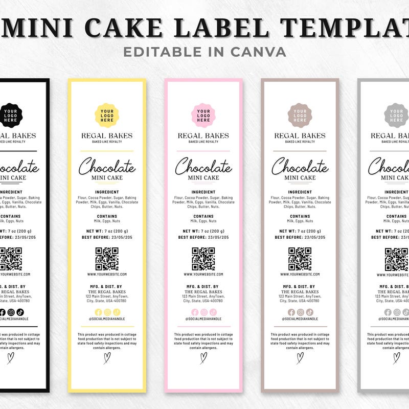 Cake Labels - Etsy
